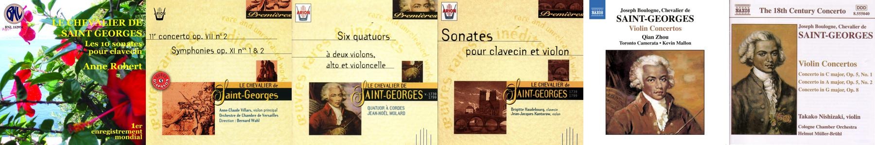 Joseph Boulogne Chevalier de Saint-Georges Store: Official Merch & Vinyl