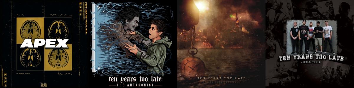 Ten Years Too Late Store: Official Merch & Vinyl